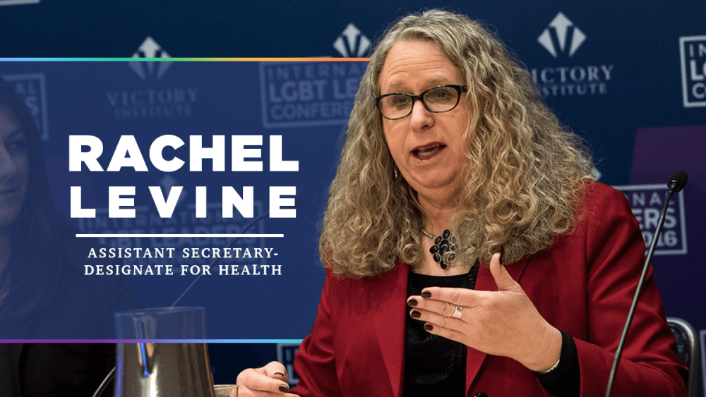 Dr. Rachel Levine Confirmation Hearing to Make History Today; On-Track ...